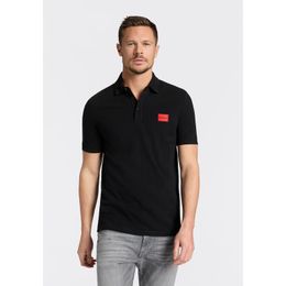 Hugo Herren Hugo Poloshirt &raquo;Dereso&laquo; Slim Fit, Kurzarm, Hugo Weblabel schwarz XXL