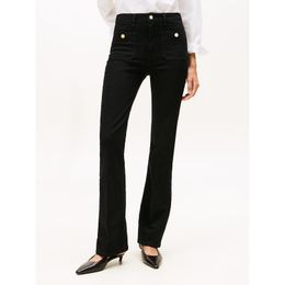 Tommy Hilfiger Damen Bootcut-Jeans &raquo;DNM BLACK BOOTCUT HW&laquo; schwarz 29, L&auml;nge 30