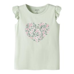 name it M&auml;dchen T-Shirt &raquo;NMFVAYANA CAPSL TOP&laquo; Baumwollmischung, regular fit 92