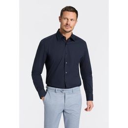 BOSS Herren BOSS Businesshemd &raquo;Hank&laquo; Kentkragen, Slim-Fit, b&uuml;gelleichte Qualit&auml;t blau 44, N-Gr