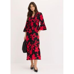 bonprix Damen bonprix Maxikleid &raquo;Maxikleid aus flie&szlig;ender Viskose&laquo; f&uuml;r modischen Auftritt, aus Viskose, A-Linie, 3/4-&Auml;rmel 42, N-Gr