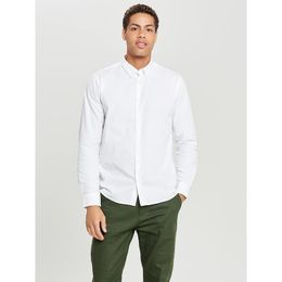 Only & Sons Only & Sons Herren ONLY & SONS Langarmhemd &raquo;ONSPOPLIN BTN DOWN SHIRT LS NOOS&laquo; Baumwolle, slim fit wei&szlig; XXL, N-Gr