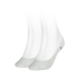 Tommy Hilfiger Damen F&uuml;&szlig;linge &raquo;TH WOMEN FOOTIE INVISIBLE 2P&laquo; 2 Paar, 2 Stk. tlg. mit flacher Zehennaht wei&szlig; 35-38