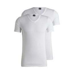 BOSS Herren BOSS T-Shirt &raquo;TSHIRTVN 2P MODERN&laquo; Packung, 2er, 2 Stk. wei&szlig; XL (54)