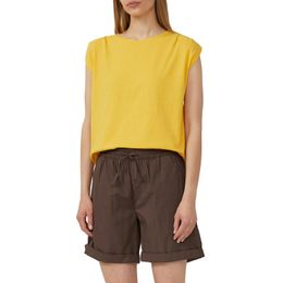 s.Oliver Damen s.Oliver T-Shirt mit Falten Details gelb 42