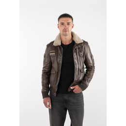 Mauritius Herren Lederjacke &raquo;MMCruise&laquo; mit abnehmbarem Fellkragen S (48) Trachtenmode