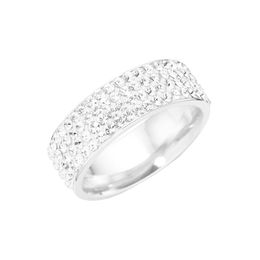 Firetti Damen Fingerring &raquo;Schmuck Geschenk Silber 925 Silberring&laquo; mit Kristallstein silber 58, Silber 925 (Sterlingsilber), 7,5mm
