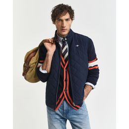 Gant Herren Steppweste &raquo;QUILTED WINDCHEATER VEST&laquo; mit Wattierung aus recyceltem Polyester blau 4XL