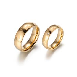 Firetti Unisex Partnerring &raquo;Schmuck Geschenk "LIEBE" Earth&laquo; mit oder ohne Zirkonia (synth.) gold 54, ohne Zirkonia, Edelstahl, 7mm