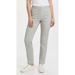 KjBRAND Damen KjBRAND 5-Pocket-Hose &raquo;Betty Bengaline&laquo; in bequemer Form grau 48, N-Gr