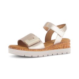 Gabor Damen Keilsandalette &raquo;GENUA&laquo; , Keilabsatz, Sommerschuh, Sandale mit Klettverschl&uuml;ssen, Weite G 39