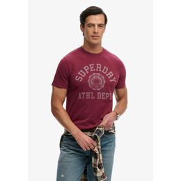 Superdry Herren Rundhalsshirt &raquo;VINTAGE PREP RELAXED TEE&laquo; mit coolem Rissdruck M