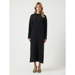 Y.A.S Damen Strickkleid &raquo;YASELMA LS LONG KNIT DRESS S. NOOS&laquo; schwarz XS, N-Gr