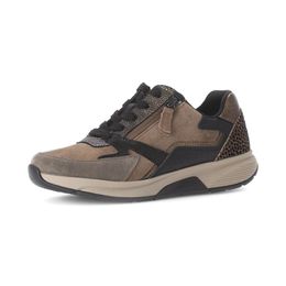 Rollingsoft Damen rollingsoft Keilsneaker , Schn&uuml;rer, Halbschuh, Freizeitschuh mit zus&auml;tzlichem Rei&szlig;verschluss 36