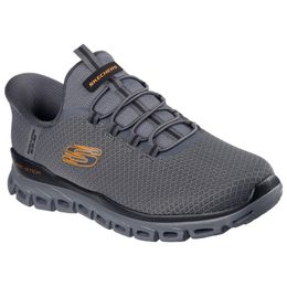 Skechers Herren Slip-On Sneaker &raquo;GLIDE-STEP&laquo; Schlupfschuh, Freizeitschuh, Trainingsschuh mit praktischem Gummizug grau 42