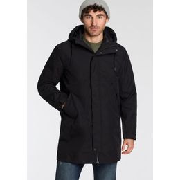Icepeak Damen 3-in-1-Funktionsjacke &raquo;H FUNKTIONSJACKE AIKAS&laquo; mit Kapuze mit wasserdicht verschwei&szlig;ten Hauptn&auml;hten, Wassers&auml;ule 10.000 mm schwarz 46