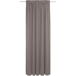 Adam Vorhang &raquo;Urban Cactus&laquo; Multifunktionsband 1 Stk. tlg. aus 100% Bio-Baumwolle braun Jacquard, Baumwolle 145cm, Multifunktionsband, 142cm