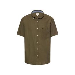 Camel Active Herren Camel Active Kurzarmhemd mit Button-Down-Kragen gr&uuml;n XL, N-Gr