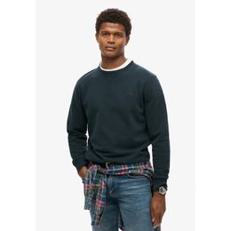 Superdry Herren Sweatshirt &raquo;ESSENTIAL LOGO CREW SWEATSHIRT&laquo;, Baumwollmischung, loose fit blau XXL