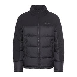 Champion Herren Winterjacke mit Kapuze mit Kapuze, aus Polyamid schwarz M