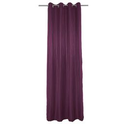 WIRTH Vorhang &raquo;LANGWASSER&laquo; &Ouml;sen 1 Stk. tlg. lila Jacquard, Polyacryl, Polyester 145cm, &Ouml;sen, 135cm