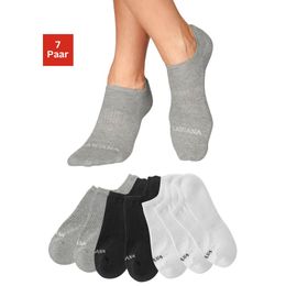 active by Lascana Lascana Active Damen LASCANA ACTIVE Sneakersocken &raquo;Kurze Sportsocken, Atmungsaktive Laufsocken Damen&laquo; Packung, Gro&szlig;packung, 7 Stk. tlg. F&uuml;&szlig;linge mit 