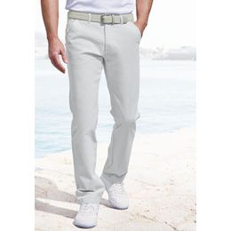 John Devin Herren Chinohose &raquo;- lange Hose in Regular-fit&laquo; aus elastischer Baumwoll-Qualit&auml;t, in 3 L&auml;ngen: 30 & 32 & 34 grau 38, L&auml;nge 30