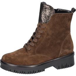 Waldl&auml;ufer Waldl&auml;ufer Damen Schn&uuml;rstiefelette &raquo;H-ALEA&laquo; Schn&uuml;rboots, Plateaustiefelette, Komfortweite H = sehr weit braun 4 (37)