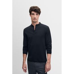 Cinque Herren Langarmshirt &raquo;CIBADO&laquo; Stehkragen, Slim Fit, reine Baumwolle XL
