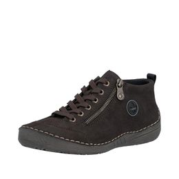 Rieker Damen Schn&uuml;rboots Sneaker, Schn&uuml;rschuh, Outdoorschuh mit Rei&szlig;verschluss 39
