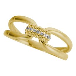 Firetti Damen Fingerring &raquo;Schmuck Geschenk Gold 333 Damenring Goldring oval bicolor&laquo; mit Brillanten gold 17, 0,05 P2 = erkennbare Einschl&uuml;sse, 