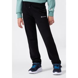 Champion Jungen Jogginghose &raquo;SPORTWEAR OPEN HEM PANTS Standard Fit&laquo; f&uuml;r Kinder, sportlicher Stil, offener Saum schwarz XXL, N-Gr