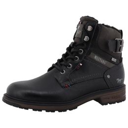 Mustang Shoes Herren Winterstiefelette &raquo;Marian&laquo; Stiefelette, Boots mit praktischem Innenrei&szlig;verschluss schwarz 43