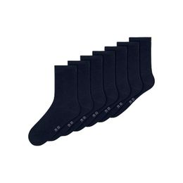 name it Herren Socken &raquo;NKNSOCK 7P SOLID NOOS&laquo; Packung, 7 Paar tlg. blau 28/30