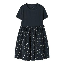 name it M&auml;dchen Jerseykleid &raquo;NMFHAISY SS DRESS PB&laquo; blau 110, N-Gr