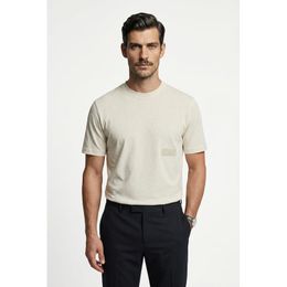 BOSS Green Herren BOSS Green T-Shirt &raquo;TS Structure&laquo; 100% Cotton, Regular Fit, Rundhalsausschnitt beige M