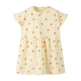 name it M&auml;dchen Minikleid &raquo;NMFJUNNI SS DRESS BOX PB&laquo; beige 128, N-Gr