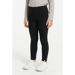 Kids Only M&auml;dchen KIDS Only Leggings &raquo;KMGEMILI LIFE BRUSHED LEGGINGS SWT NOOS&laquo; Baumwollmischung, slim fit schwarz 116, N-Gr