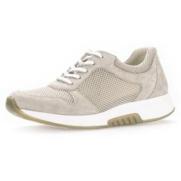Rollingsoft Damen rollingsoft Keilsneaker , Freizeitschuh, Halbschuh, Schn&uuml;rschuh mit herausnehmbarer Innensohle beige 36