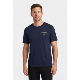 Champion Herren T-Shirt &raquo;Graphic Tee&laquo; Kurzarm, mit Rundhalsausschnitt, aus Baumwolle, gerader Abschluss blau L