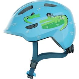 Abus Kinderfahrradhelm &raquo;SMILEY 3.0&laquo; blau S Kopfumfang: 45cm - 50cm Kinderfahrradhelm