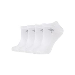 JOOP! Damen JOOP! Kurzsocken &raquo;for your daily glam&laquo; 4 Stk. tlg. mit diskretem Logo-Muster wei&szlig; 39-42