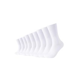 Camano Herren Socken &raquo;comfort&laquo; 9 Paar, mit verst&auml;rktem Fersen- und Zehenbereich wei&szlig; 39-42