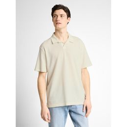 Tom Tailor Denim Herren Tom Tailor Denim Poloshirt mit Polo Kragen beige M