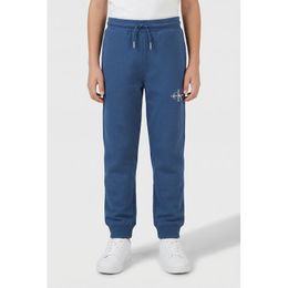 Calvin Klein Jeans Kinder Sweathose &raquo;MONOGRAM LOGO SWEATPANTS&laquo; f&uuml;r Kinder bis 16 Jahre blau 6 (116), N-Gr