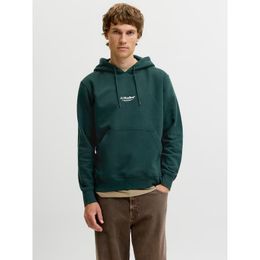 Jack & Jones Jack & Jones Herren Kapuzensweatshirt &raquo;JJESOHO SWEAT HOOD NOOS&laquo;, Baumwollmischung, relaxed fit gr&uuml;n XXL