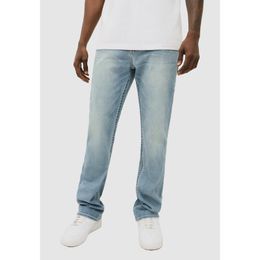 True Religion Herren Straight-Jeans &raquo;RICKY SN FLAP&laquo; Baumwollmischung, straight fit 30, L&auml;nge 34