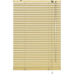 Gardinia Jalousie &raquo;Aluminium-Jalousie 25 mm&laquo; mit Bohren freih&auml;ngend Jalousieb&auml;nder farblich passend beige 175cm, einseitig verschiebbar, 60cm