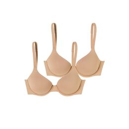 Schiesser Damen B&uuml;gel-BH BH mit Schale - Unique Micro 2er Pack