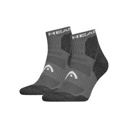Head Damen Kurzsocken &raquo;Head HIKING ALL CLIMATES QUARTER 2P&laquo; 2 Paar, 2 Paar tlg. mit Logostickerei grau 35-38